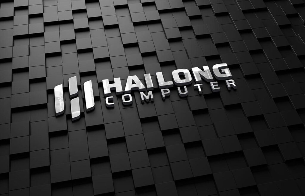 Thiết kế logo thương hiệu Hải Long computer